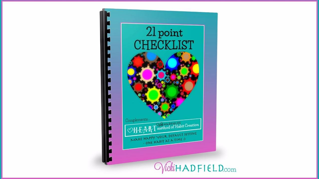 21 Point Checklist for Habit Creation