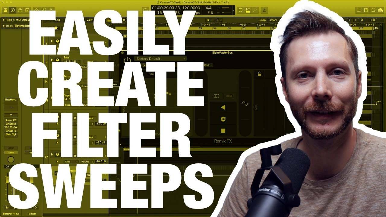 Logic Pro: Filter Sweeps Using Remix FX