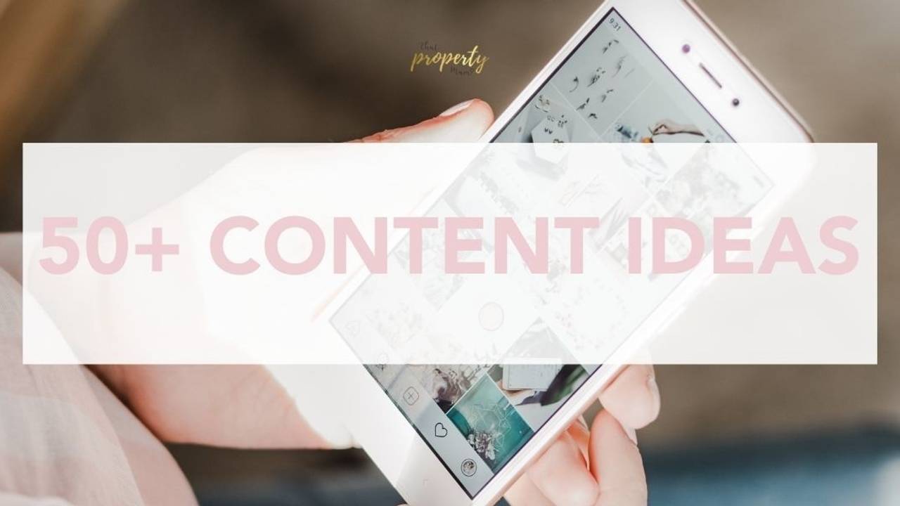 FREEBIE: 50+ Social Media Content Ideas