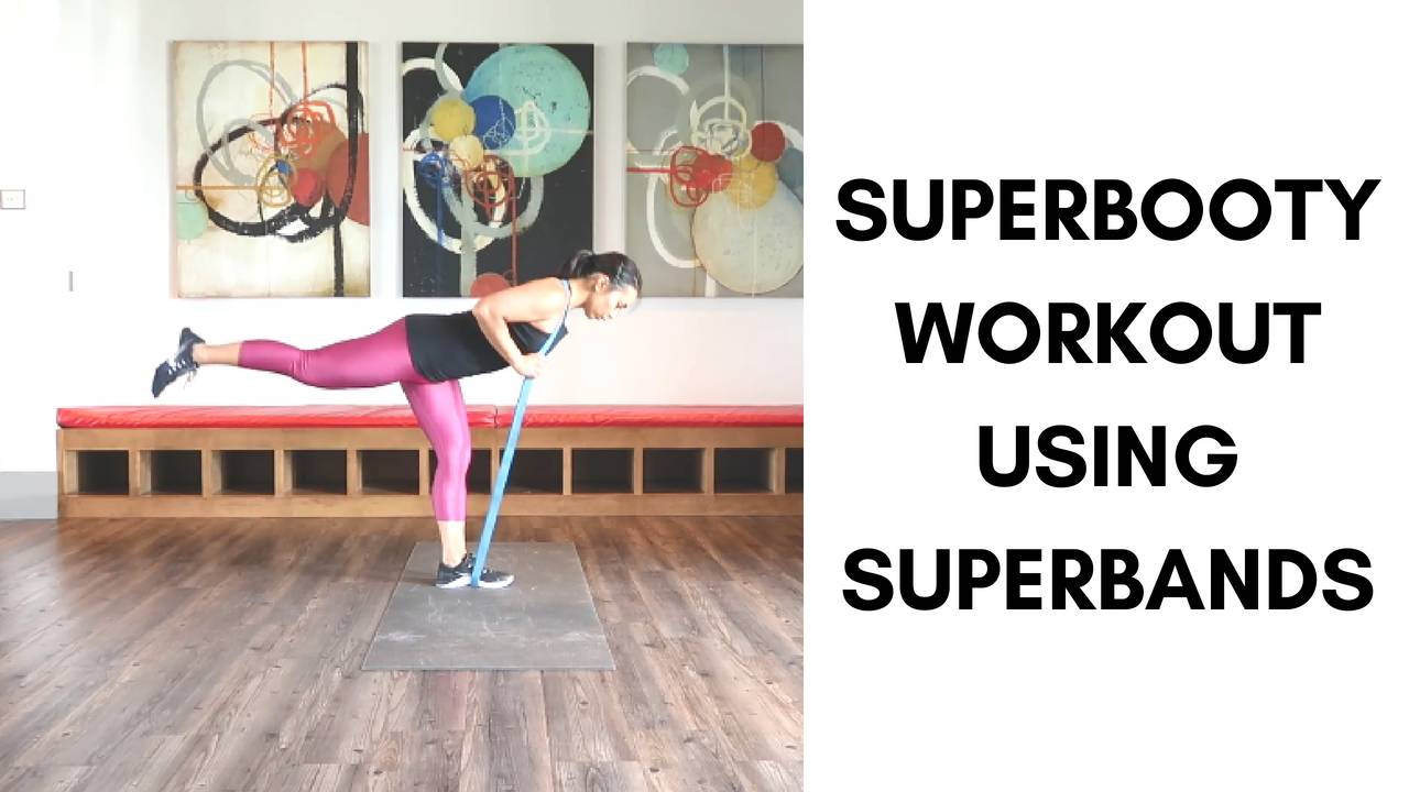 Superbooty Workout Using Superbands