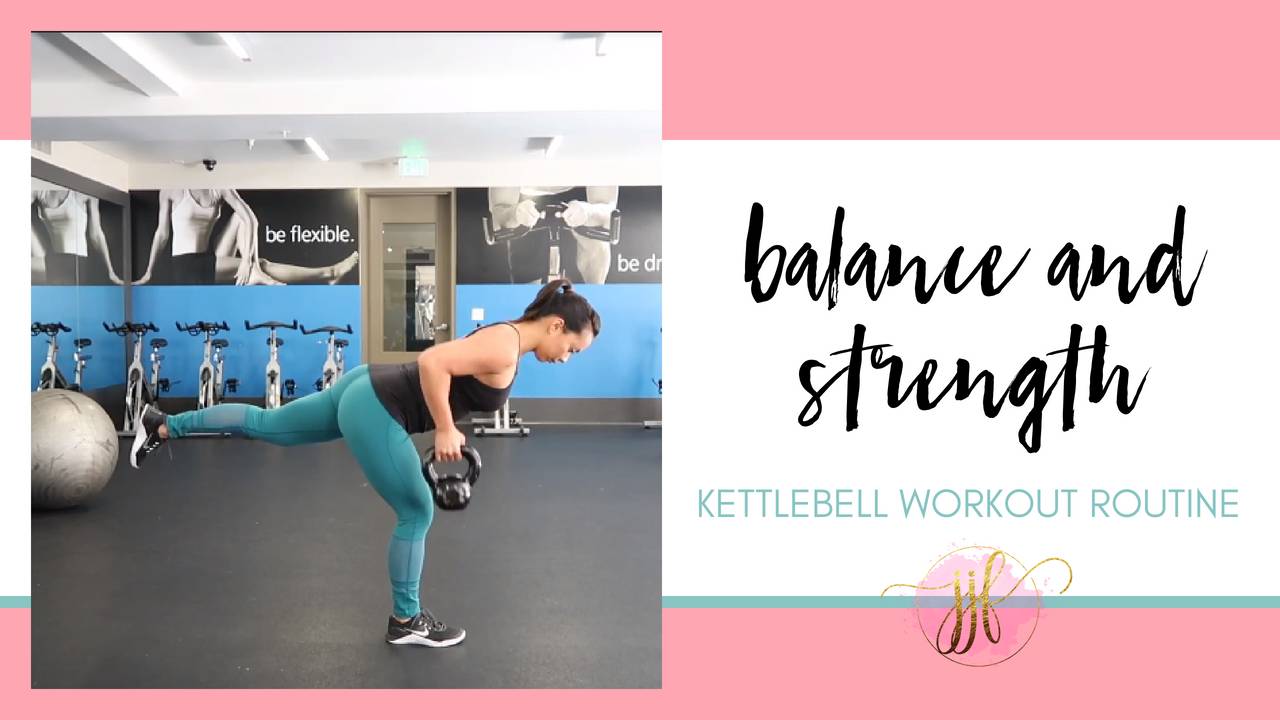 Kettlebell Balance & Strength Workout Routine