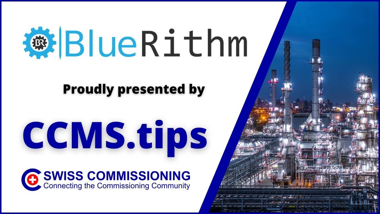 BlueRithm Commissioning Software (CCMS)