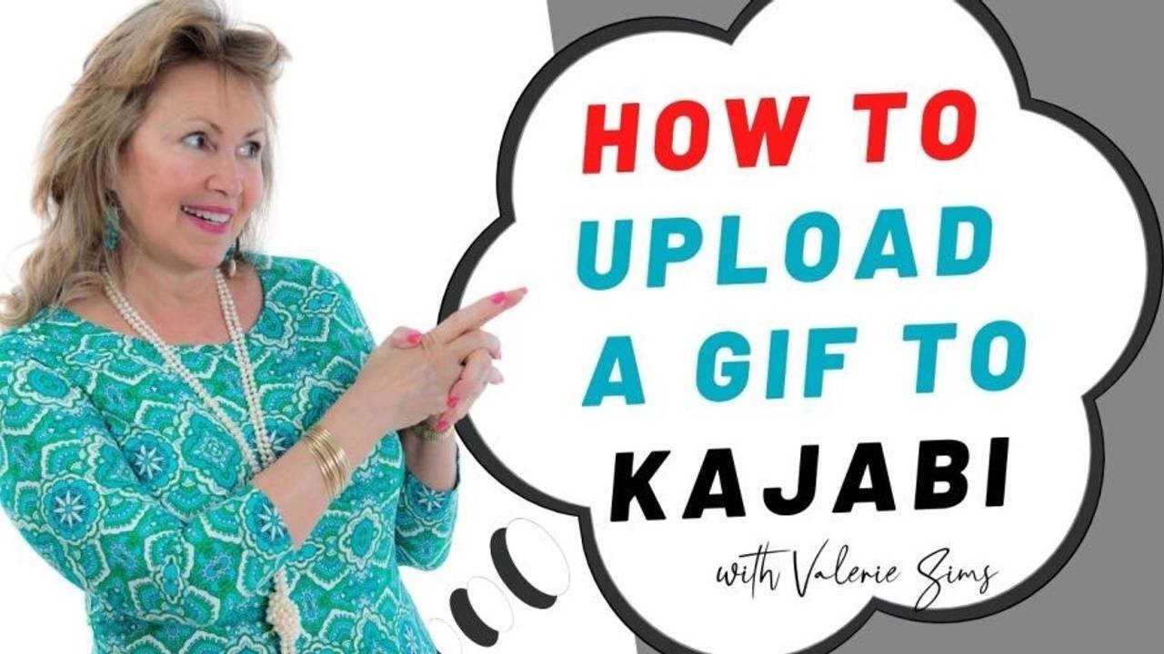 How to Upload a GIF as a Logo To a Kajabi Website | FREE PDF