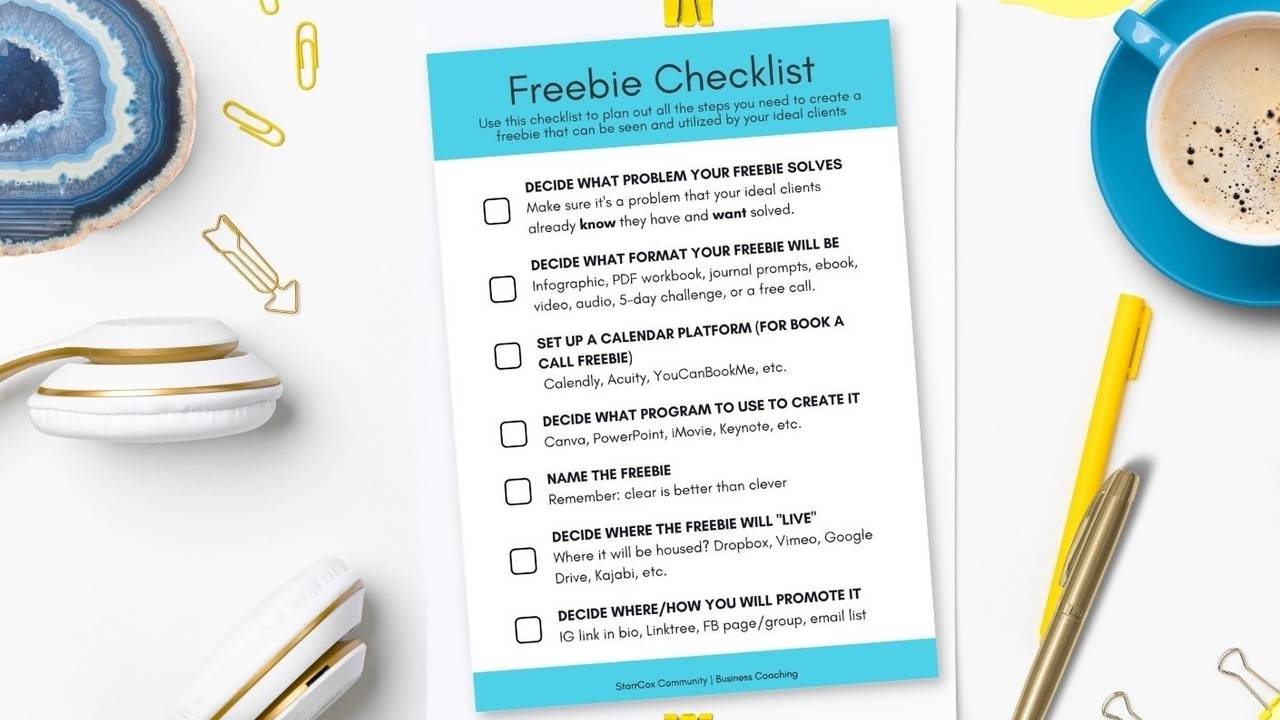 Freebie Checklist: Download Now