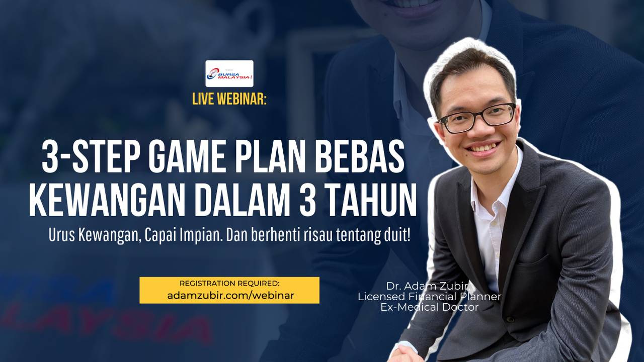 3-Step Game Plan Bebas Kewangan