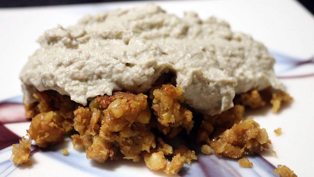 Chickpea Cutlets in a Creamy Vegan Artichoke Sauce