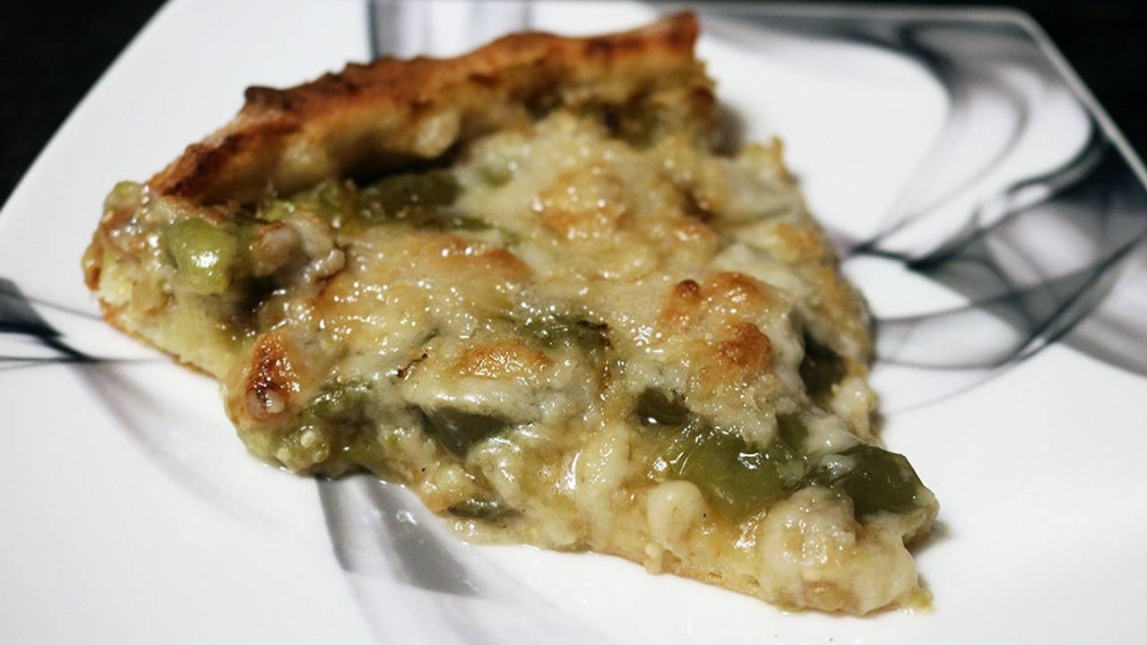 Vegan Salsa Verde Pizza