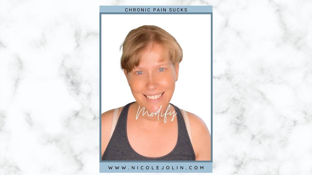 You can modify your movements