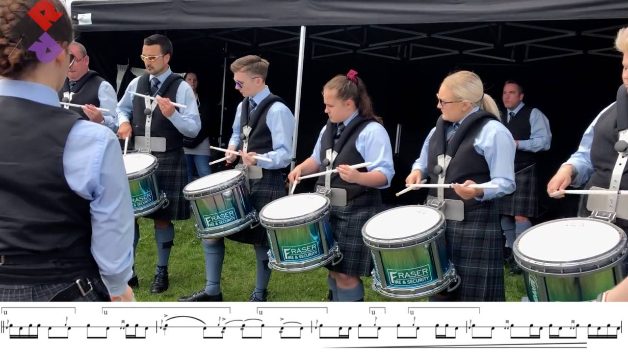 Highland Granite Drum Corps led by Scott Niven 2019 Medley