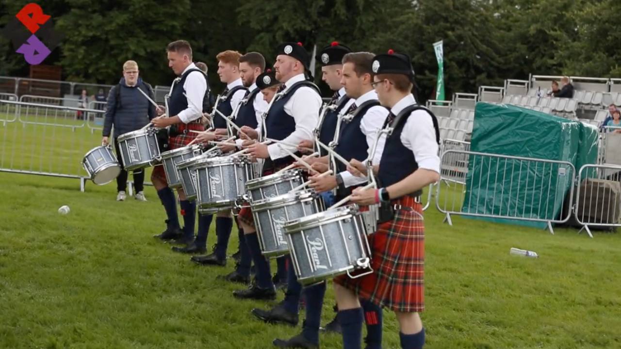 Glasgow Police Pipe Band led by David Henderson 2019 Medley WPBC