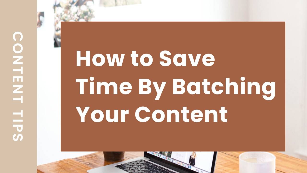 How to Save Time by Batching Your Video Content