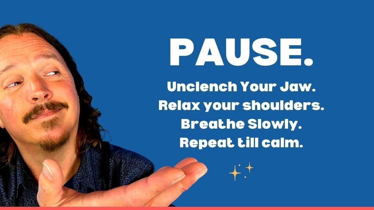 Improve This Very Moment by "Pressing Pause"
