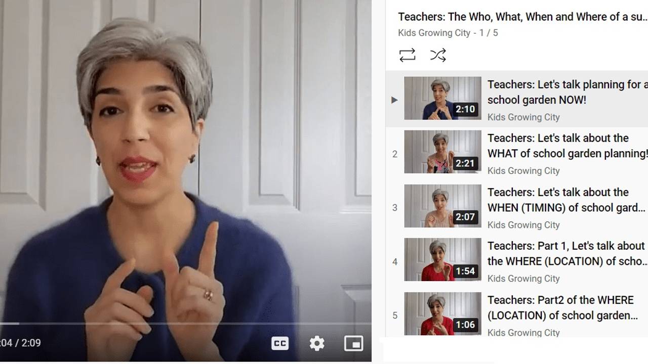 Planning to grow a school or classroom garden for elementary teachers