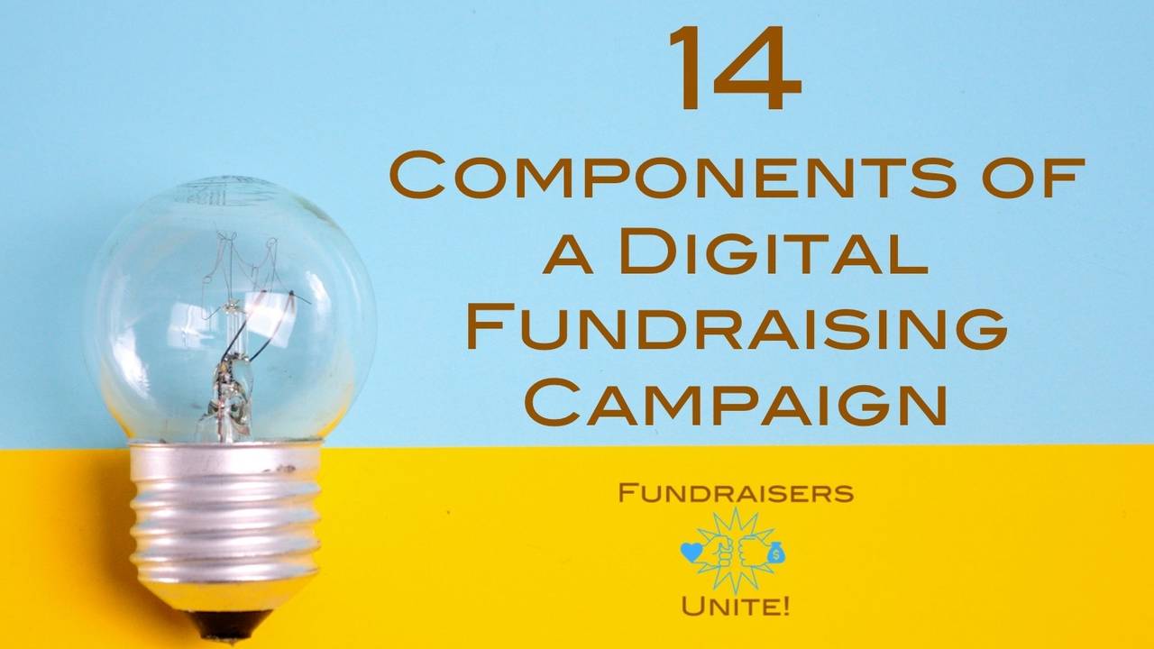 Online Training | 14 Components of a Digital Fundraising Campaign