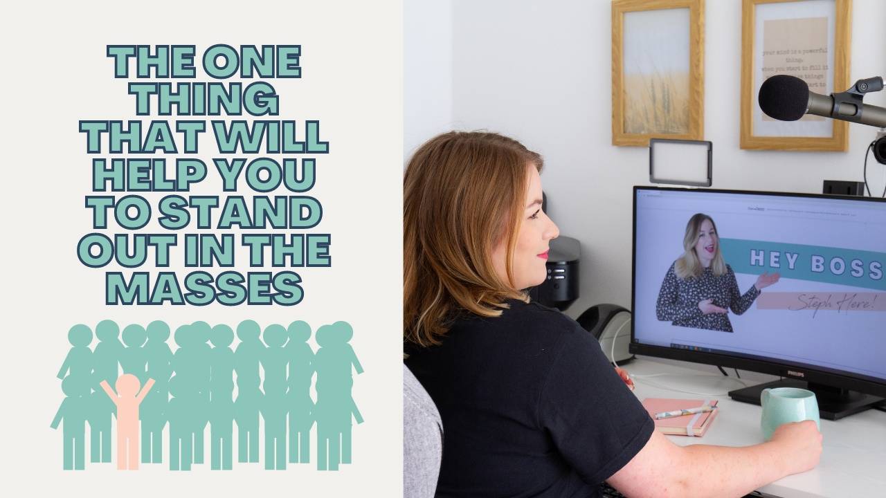 The One Thing That Will Help You To Stand Out In The Masses