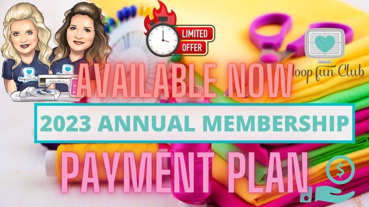 2023 PAYMENT PLAN| Hoop Fun Club