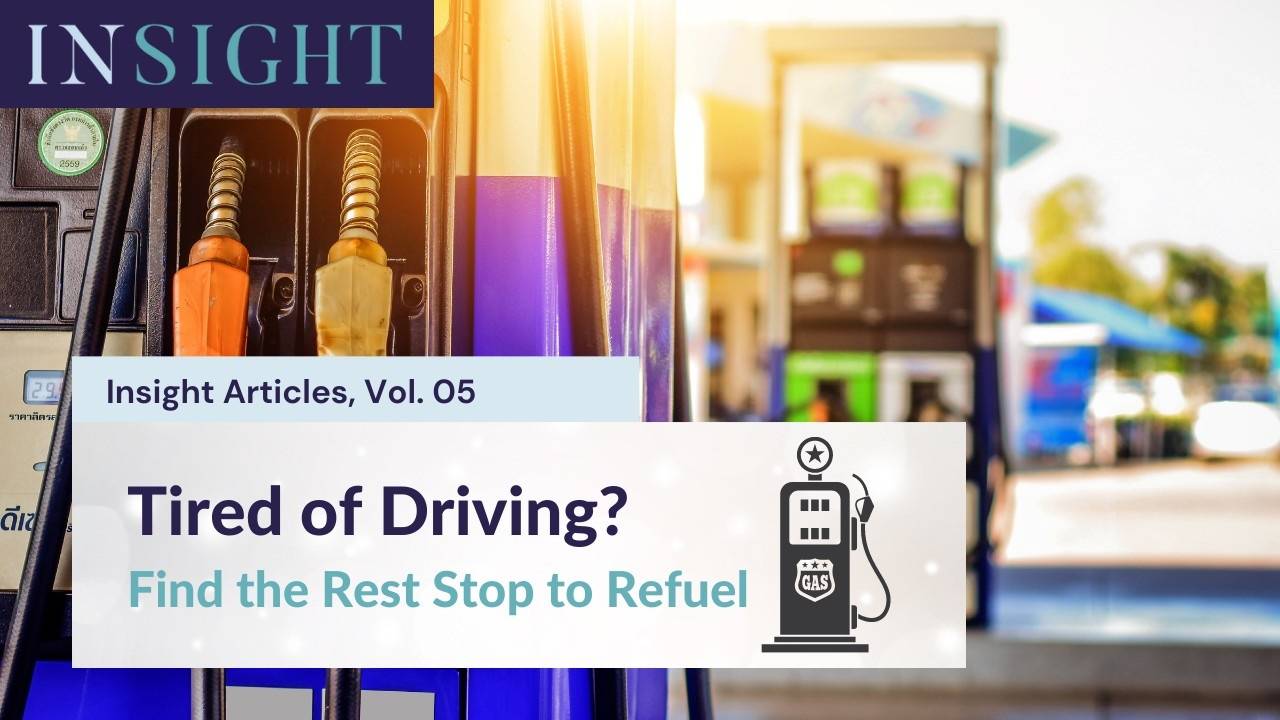 Tired of Driving - Find the Rest Stop to Refuel