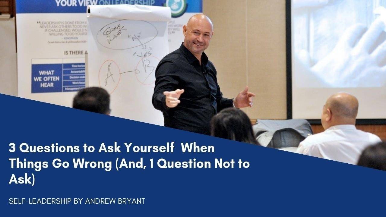 Self-coaching Questions - for when things go wrong