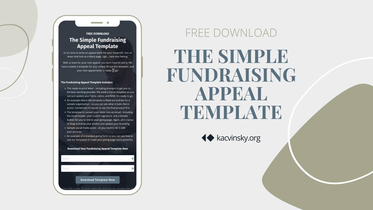 Free Download: Simple Fundraising Appeal Template