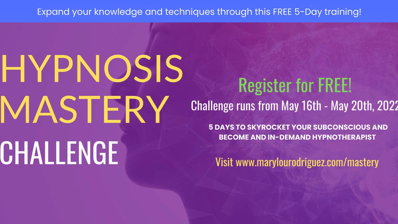 Hypnosis Mastery Challenge - 5 Day Challenge - Registration Page