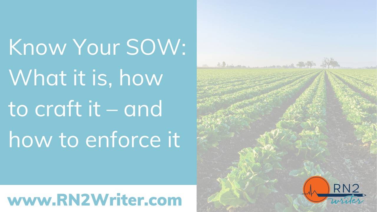 Know Your SOW: What it is, how to craft it – and how to enforce it