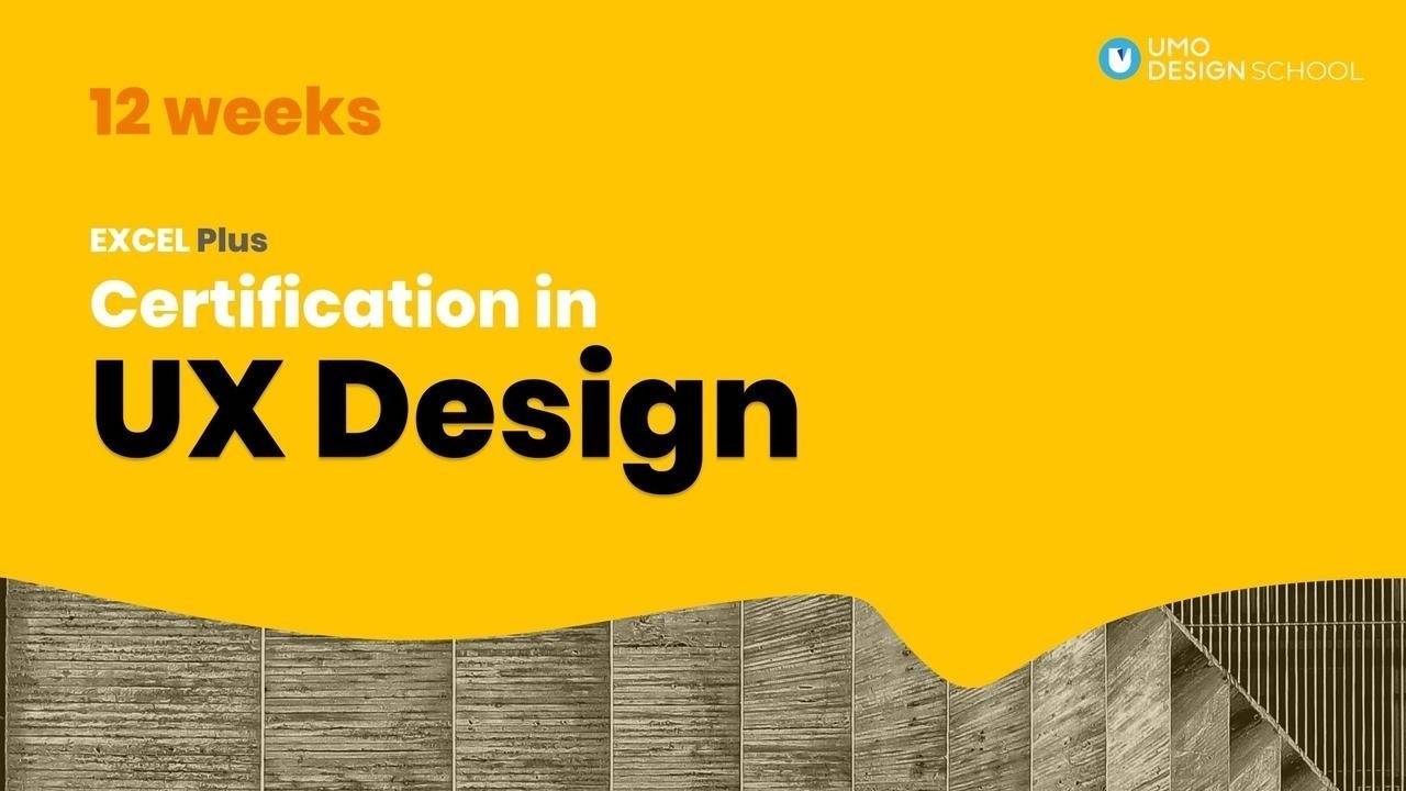 ExcelPlus: Certification in UX Design & Design Thinking |1:1 mentoring