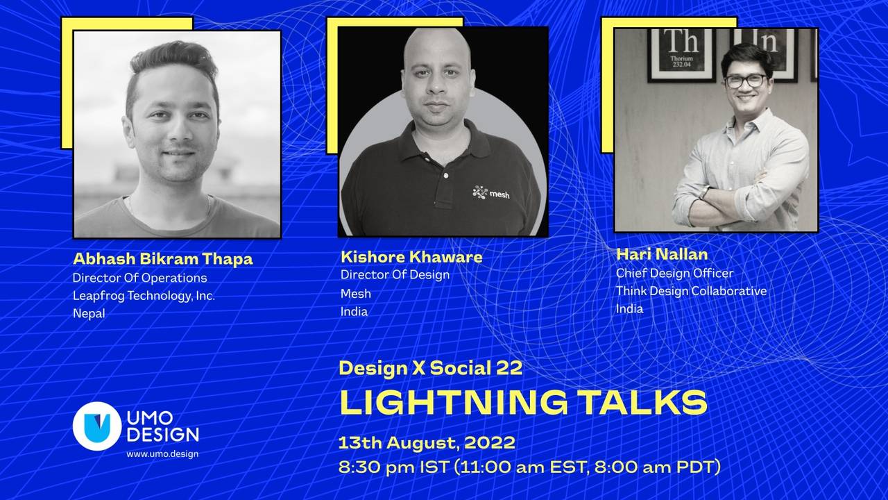 UMO Design X Social 22 - UX Talks