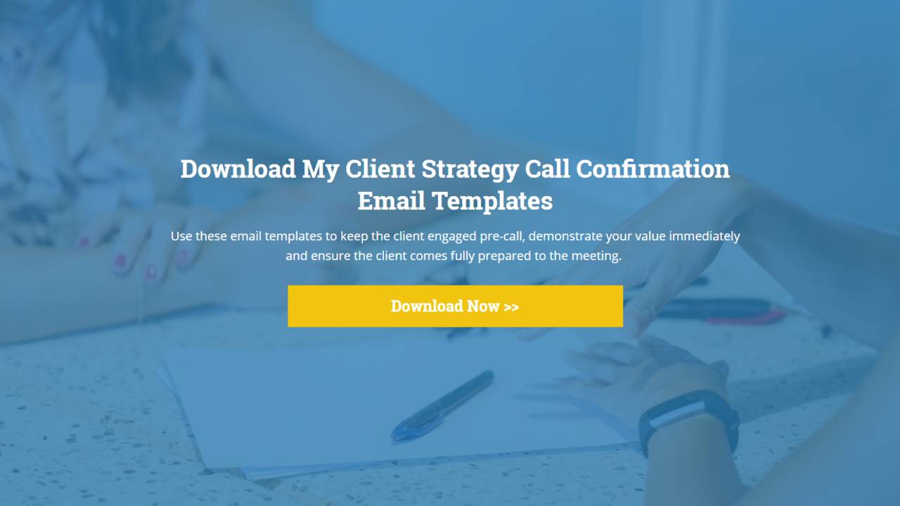 Download My Client Strategy Call Confirmation Email Templates