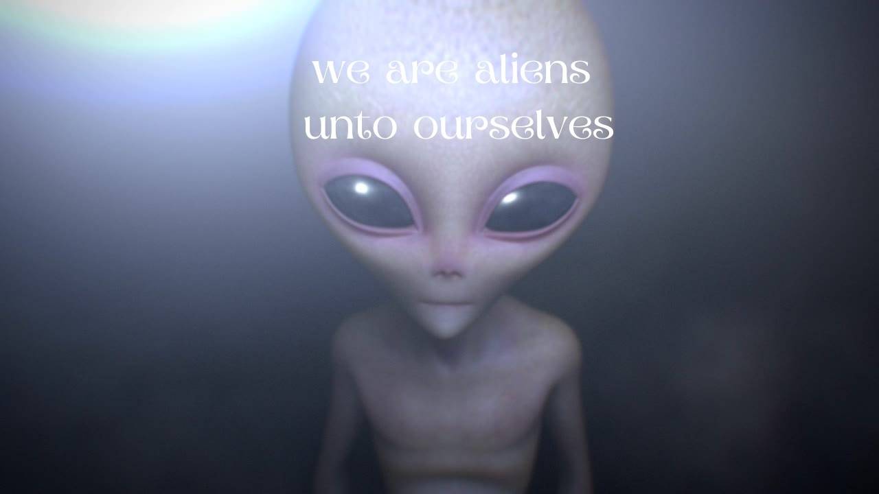 we are aliens unto ourselves