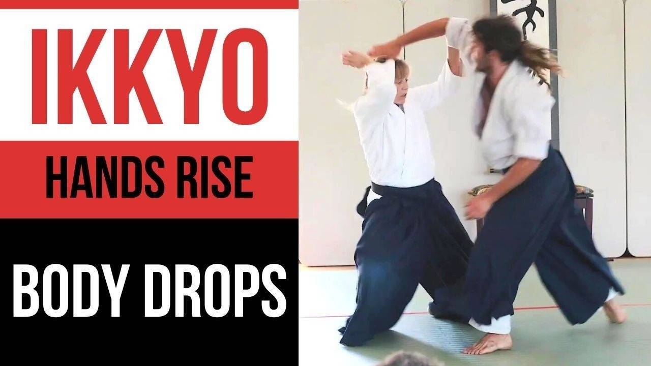 Aikido: Ikkyo - Lowering the body as the hands rise. Avoid pushing