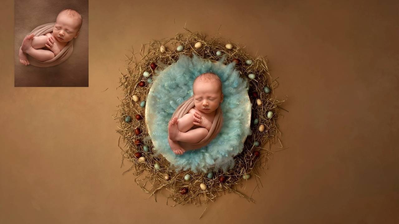 Spring Lullabies - Newborn Digital Background Collection
