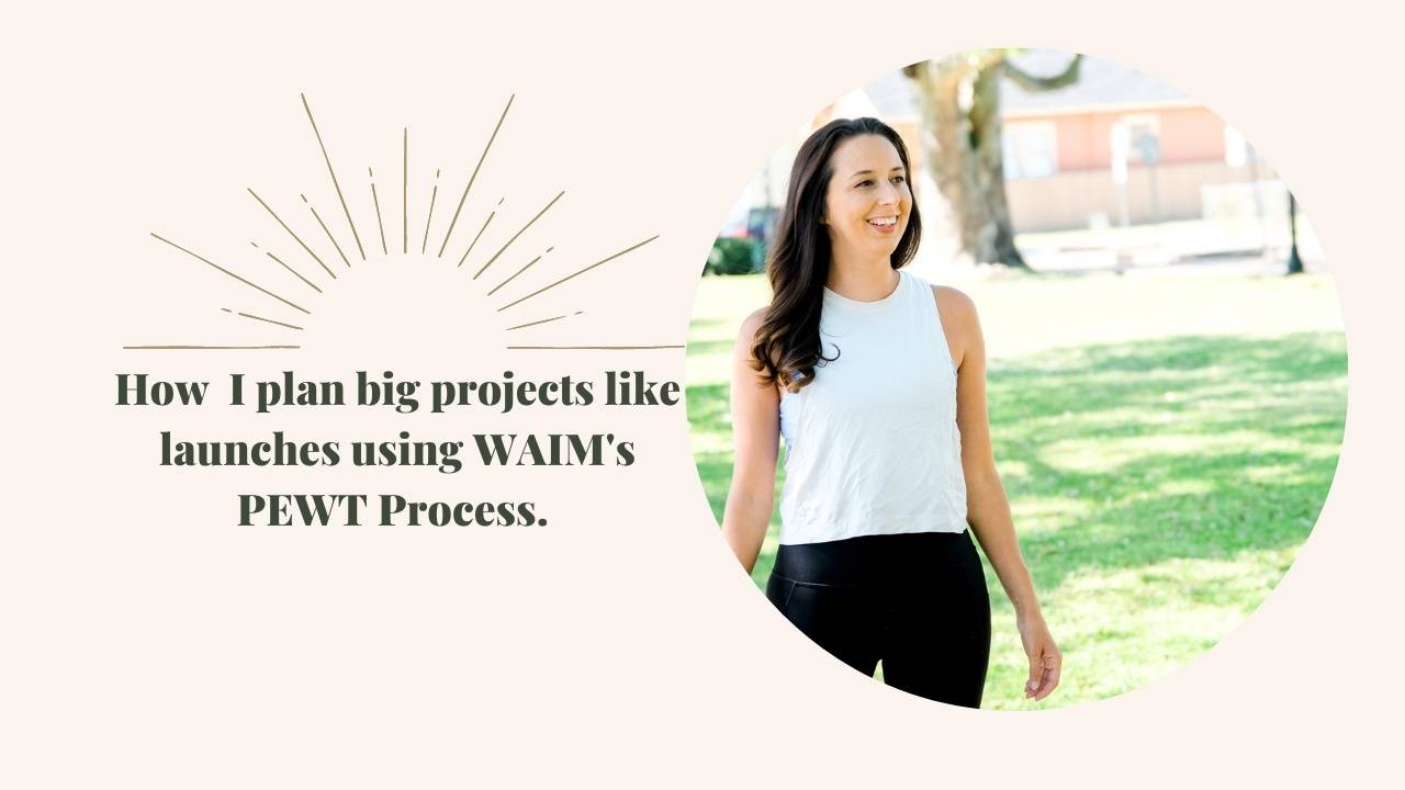 How to plan big projects like Online Course Launches