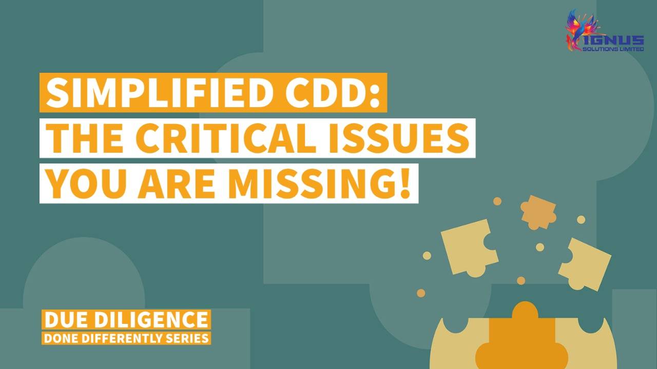 Simplified CDD: The critical issues you are missing!