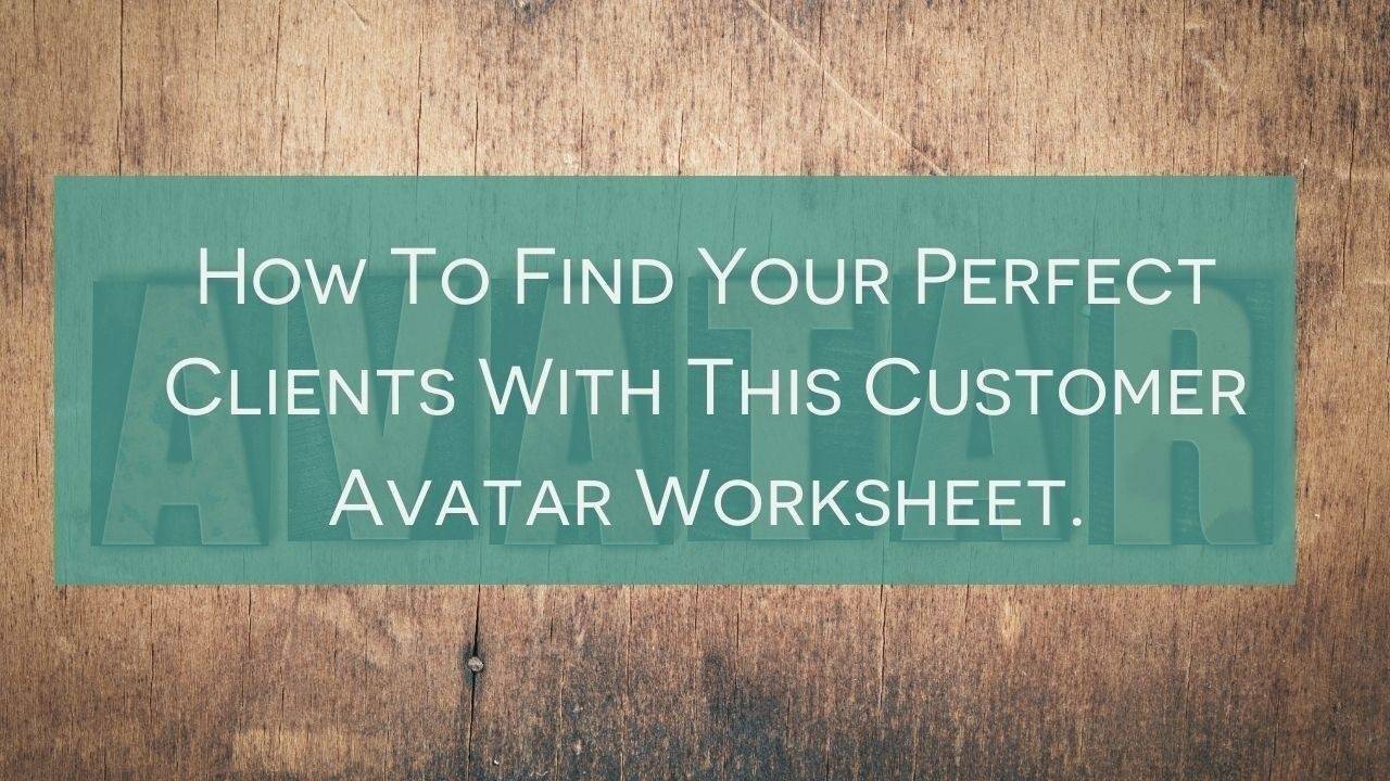 Customer Avatar Worksheet PDF Download