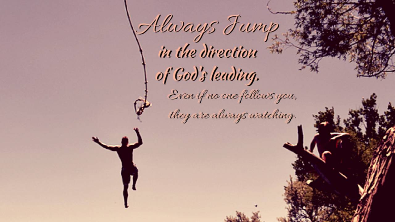 Time to Cut the Tether and Trust God!