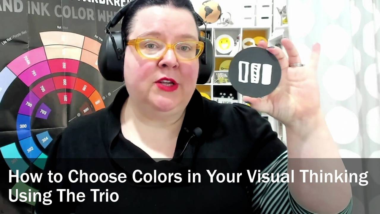 How to Choose Colors in Your Visual Thinking Using The Trio