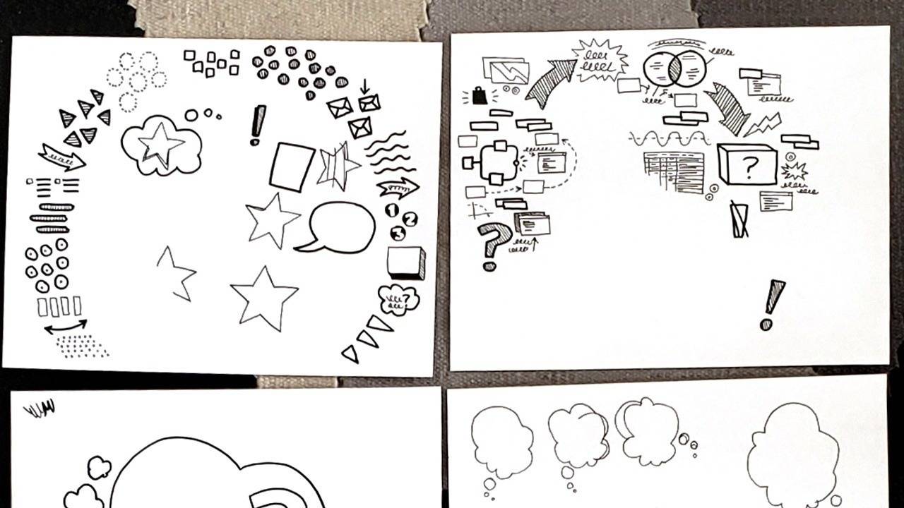 Illustrating types of learners to add to online visual thinking course