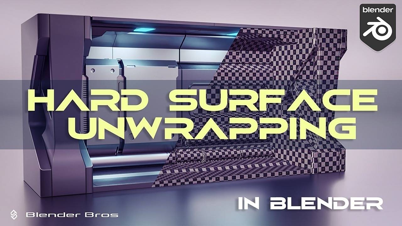 Hard Surface UV Unwrapping in Blender