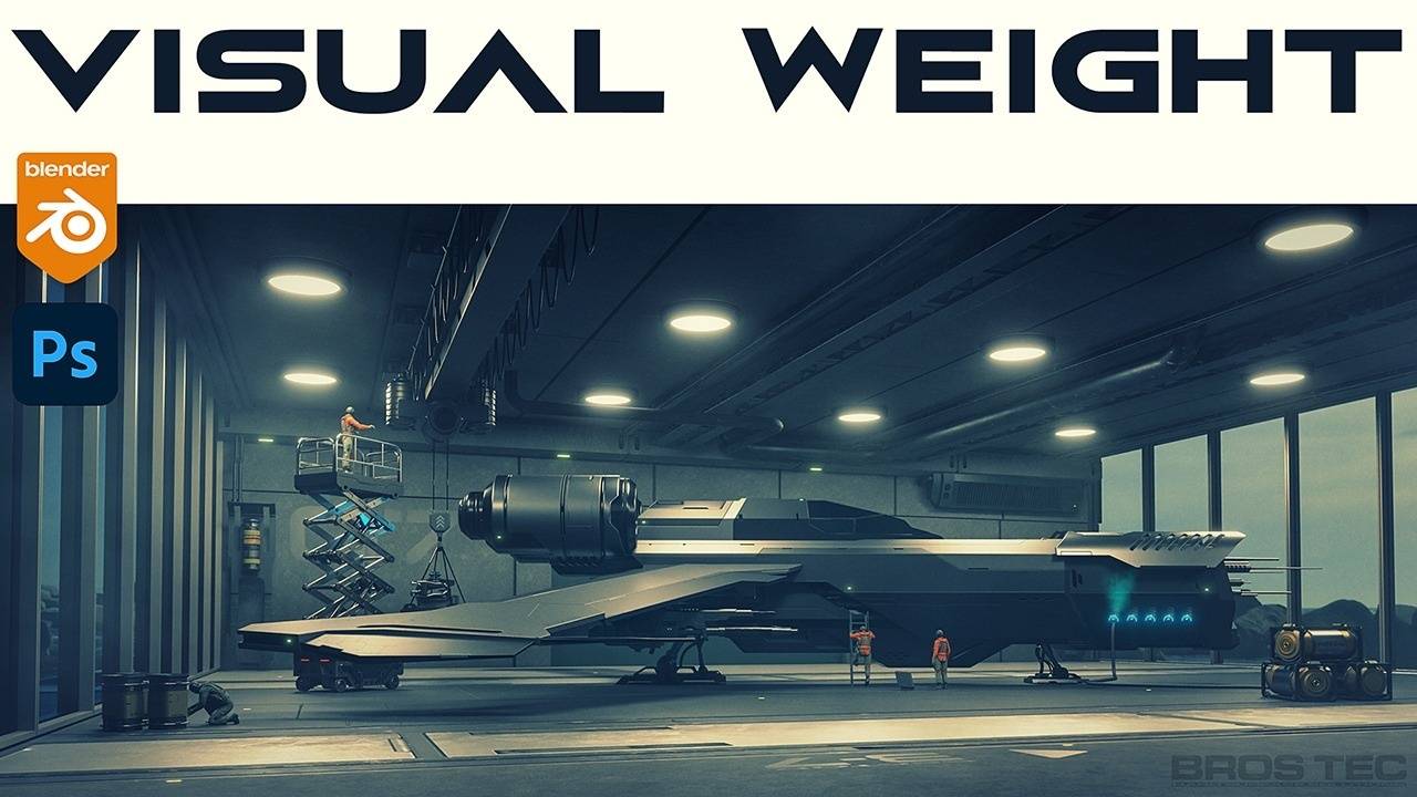 The importance of visual weight in 3D