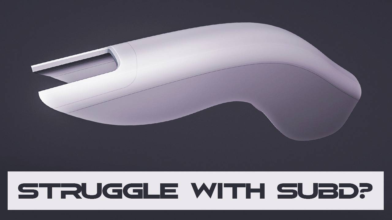 Organic & Curvy Shapes in Hard Surface Modeling