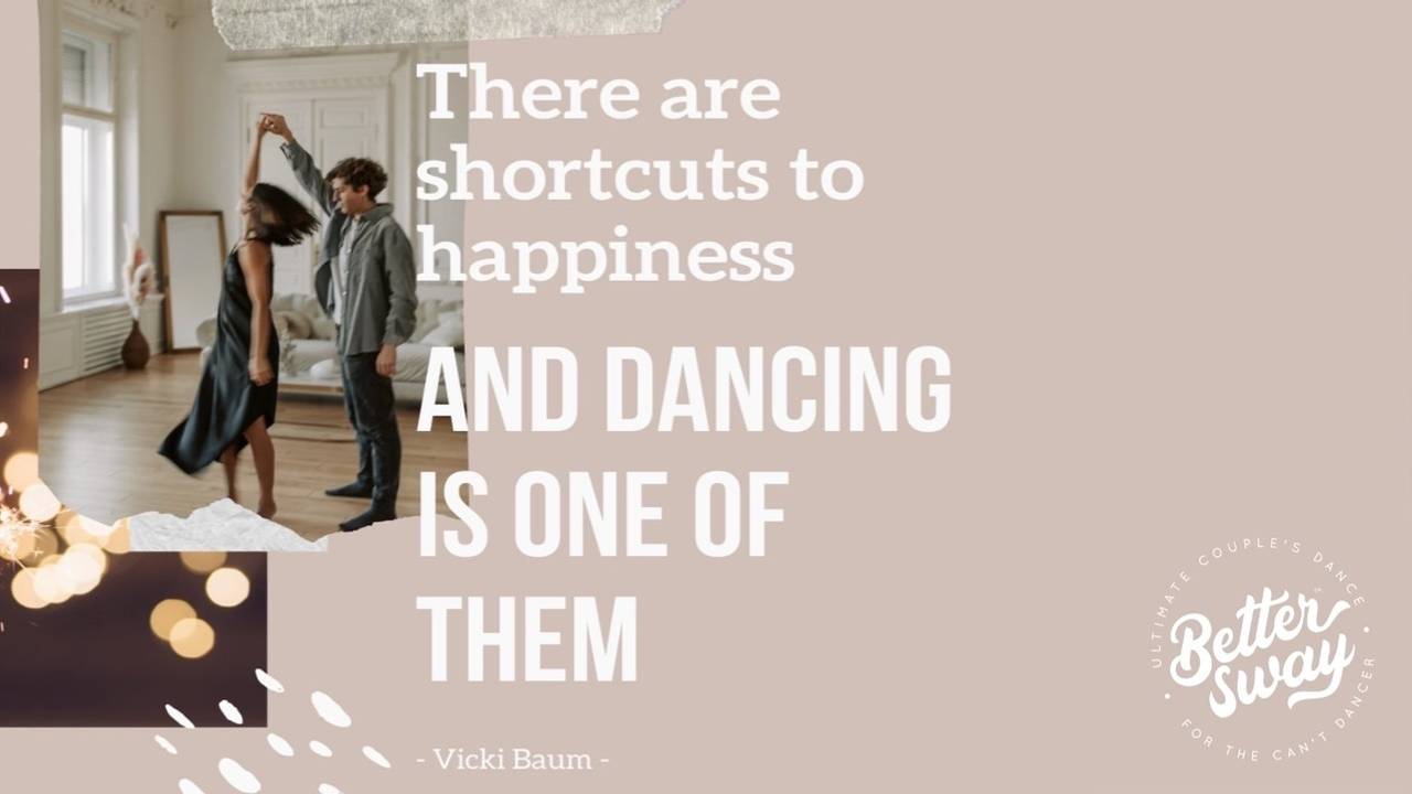 Mental health and physical benefits of dancing with your partner.