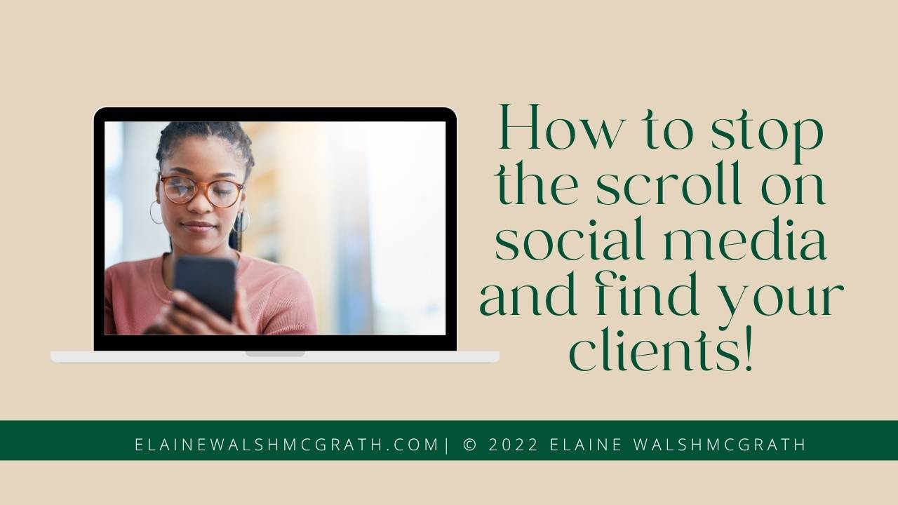 How to stop the scroll on social media
