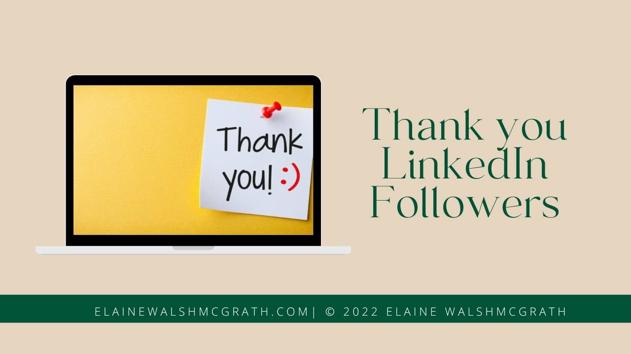 Thank you LinkedIn Followers