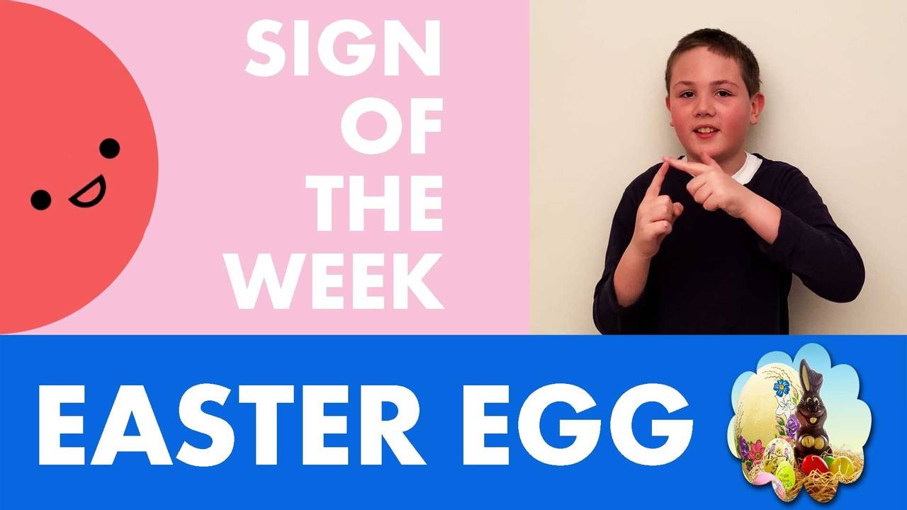 Lámh Sign For Easter Egg