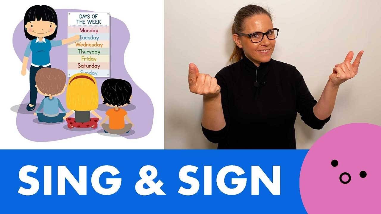 Lámh Signs For Days Of The Week