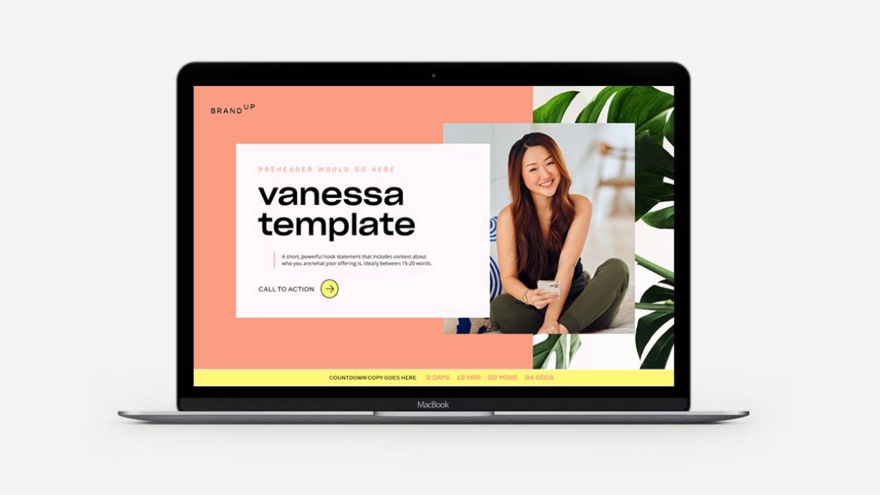 Vanessa - Kajabi + Wordpress - Lumina Creative: The Template Shop