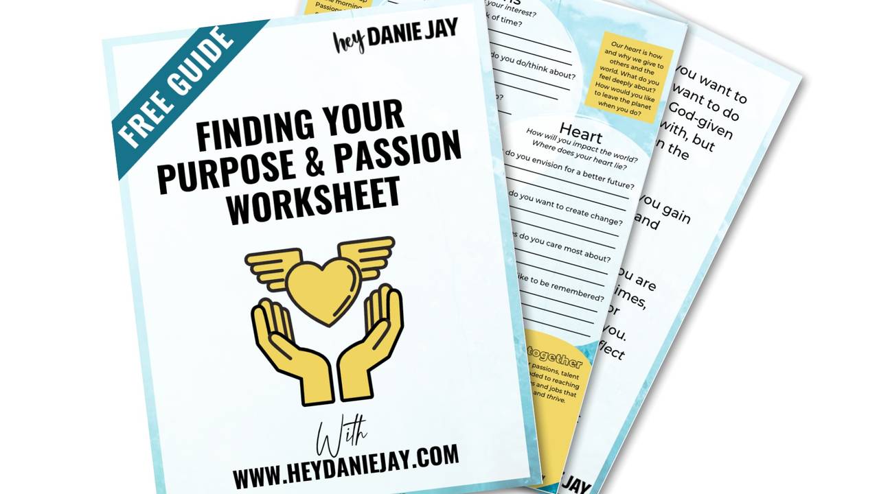 Purpose and Passion Worksheet