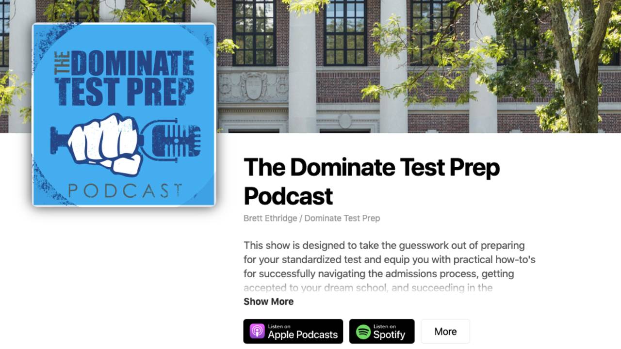 Introducing The Dominate Test Prep Podcast | Listen on Apple Podcasts