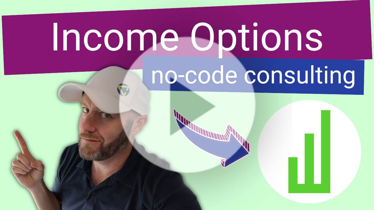 Revenue streams and percentages available to no-code consultants