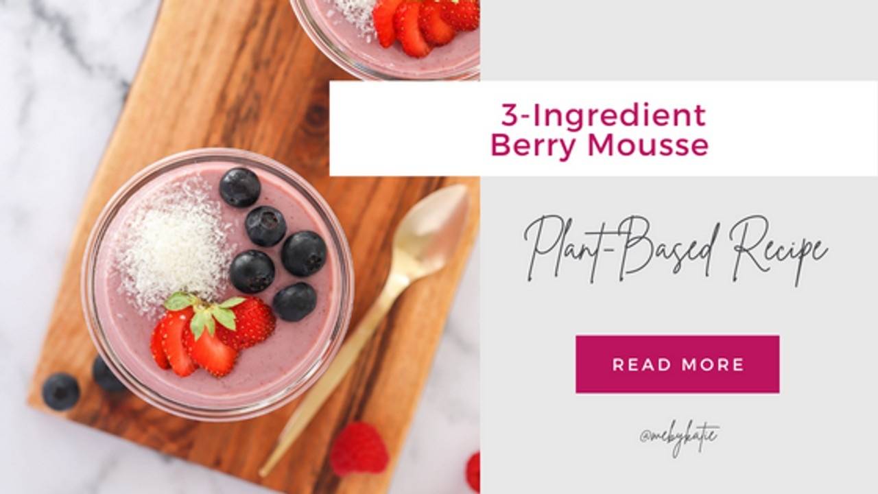 3-Ingredient Berry Mousse